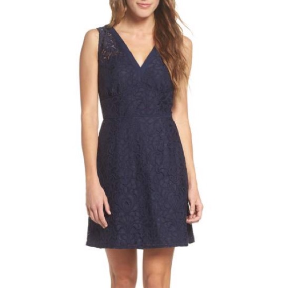BB Dakota | Dresses | New Bb Dakota Janelle Lace Dress In Navy | Poshmark